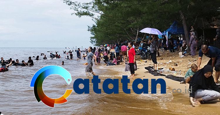 Pantai Ujung Pandaran masih Dipadati Wisatawan - Catatan.co.id