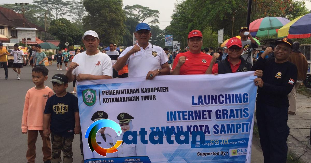 Internet Gratis: Fasilitas WiFi di Taman Kota Sampit Diresmikan untuk ...